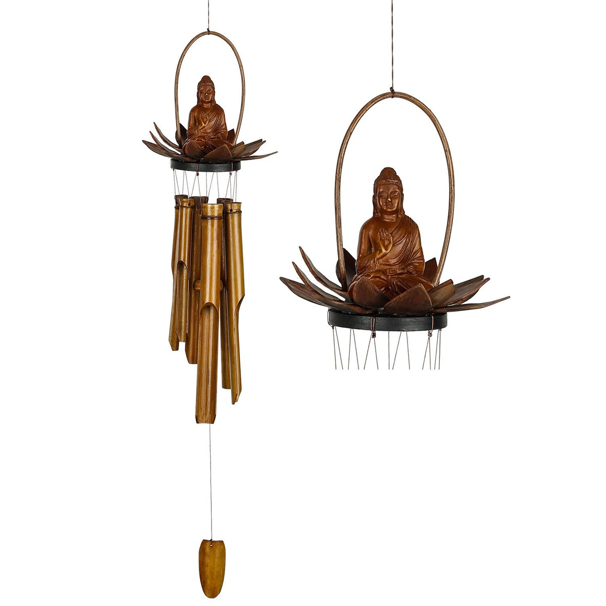 Lotus Buddha Bamboo Chime – Hipimi